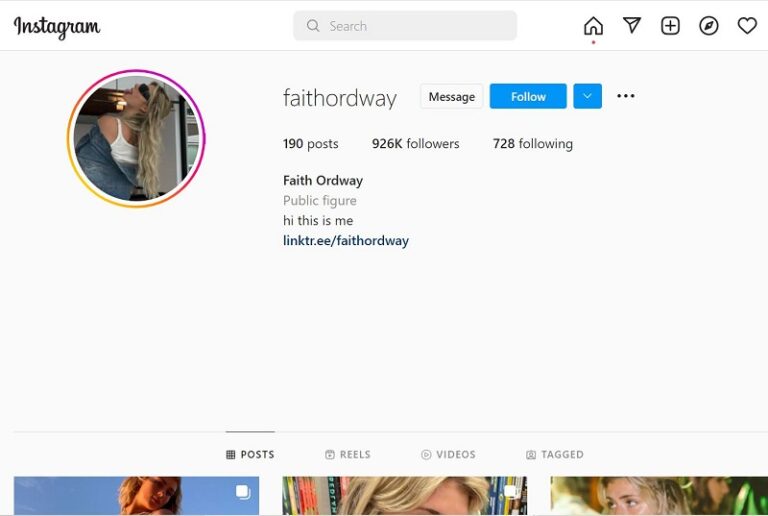 Faith Ordway Wiki, Bio, Height, Age, Parents, Net Worth, Boyfriend & More