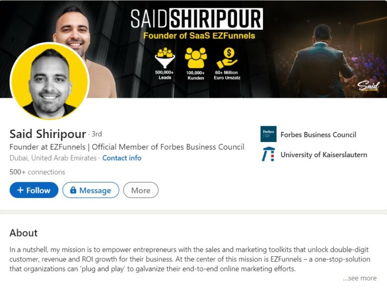 Said Shiripour Biography: Age, Net worth, Wife, Career, Education ...