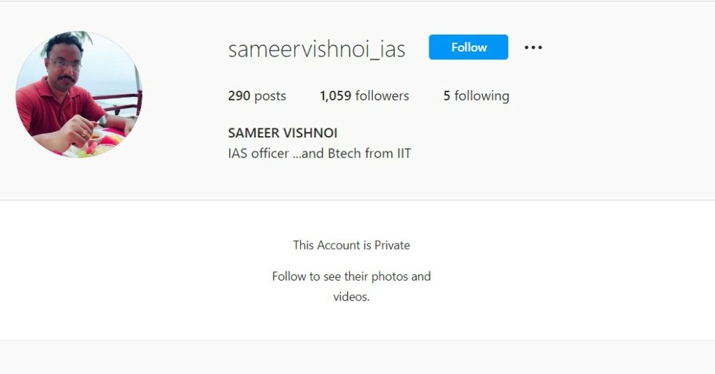Sameer Vishnoi (IAS) Wiki, Age, Wife, Biography, Parents, Education ...