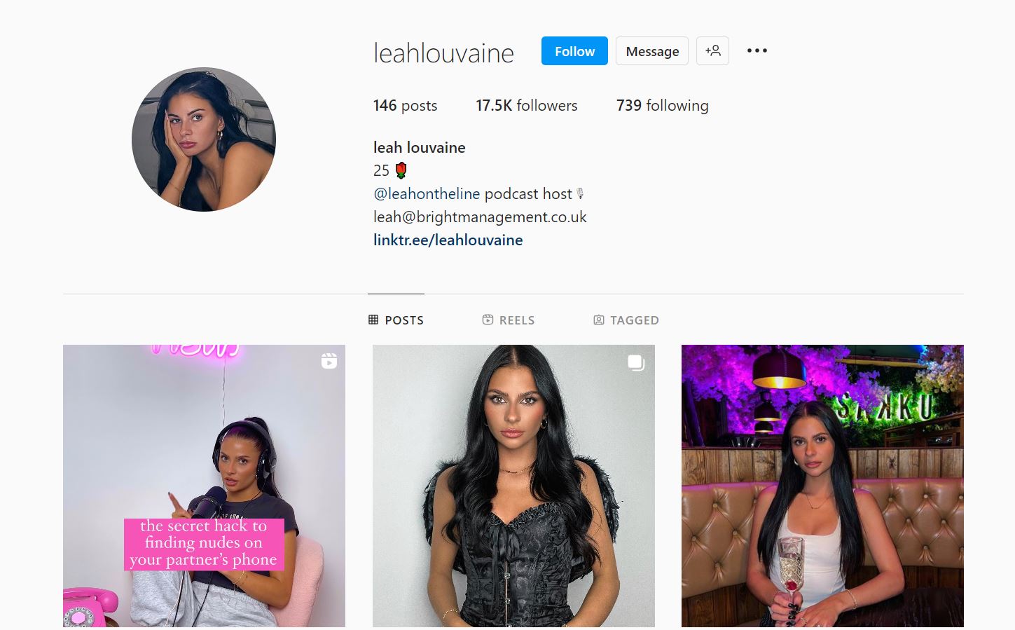 Leah Louvaine Wiki, Age, Net Worth, Boyfriend, Family, Height ...