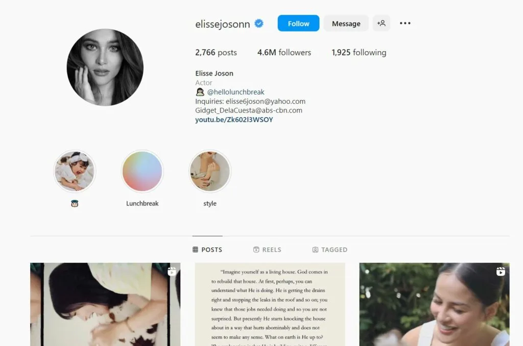 Elisse Joson Wiki Bio Husband Parents Age Career Net Worth