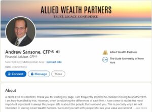 Andrew Sansone: Age, Wiki, Net Worth, Spouse, Children, Married Life & More