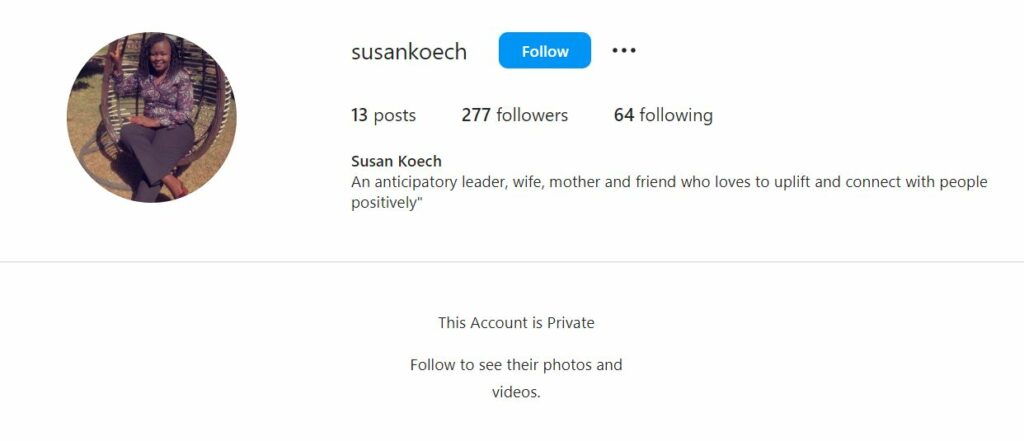 Dr. Susan Koech Biography, Wiki, Husband, Parents, Age, Height, Net ...